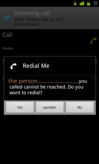 Effortlessly Redial With "Redial Me" for Android