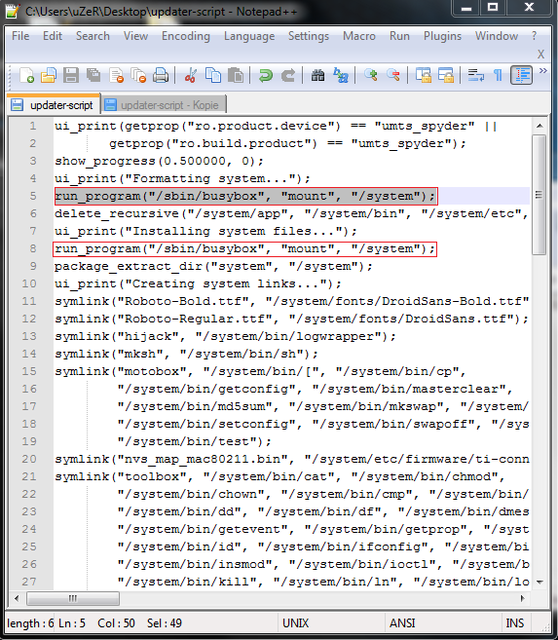 More Advanced Guide To Edify Language In Updater Script