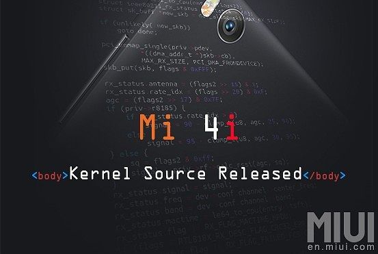 Xiaomi Releases Kernel Source Code For Mi4i