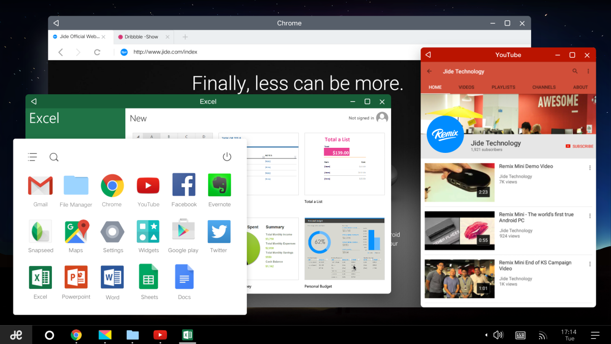 Jide Announce Multi-Window Android For PC and Mac *updated*