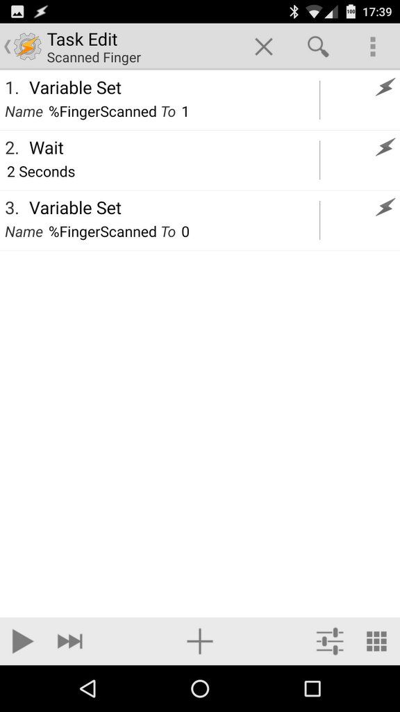 Create a Context Aware Fingerprint Reader in Tasker