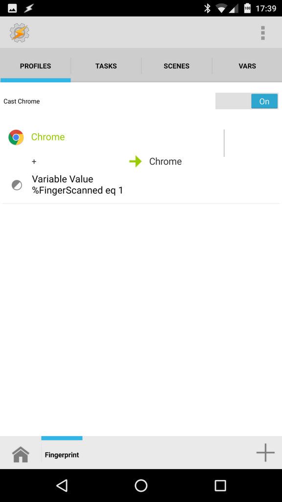 Create a Context Aware Fingerprint Reader in Tasker
