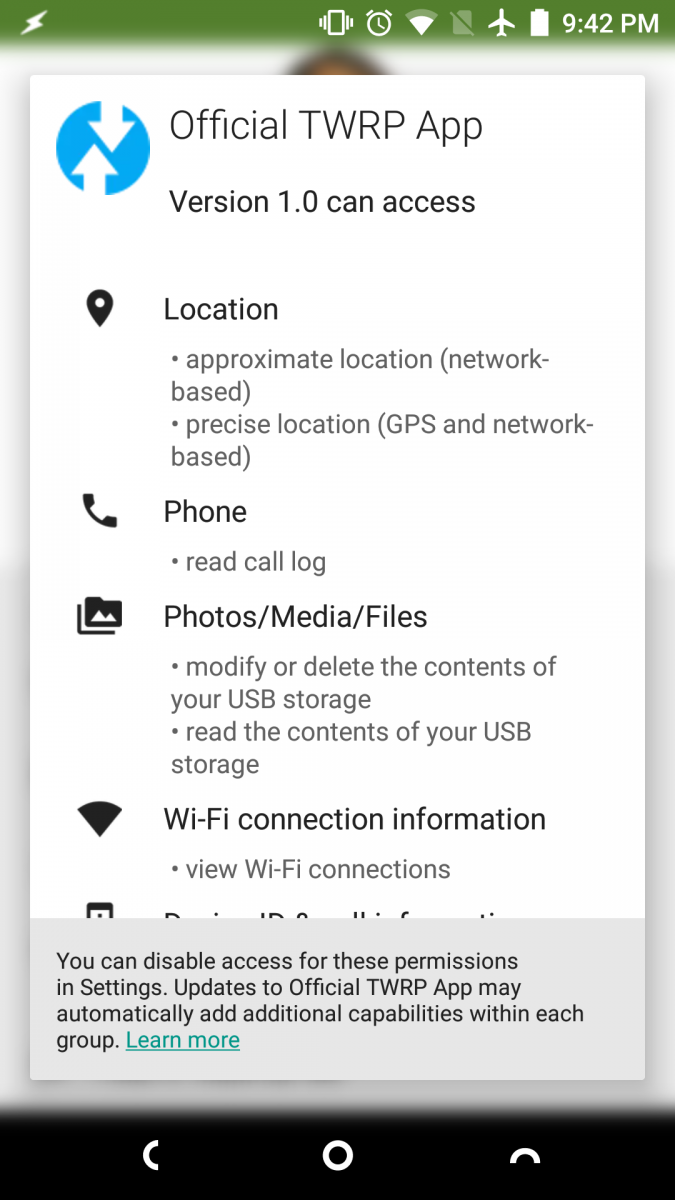 Team Win Releases their first Official TWRP App in the Play Store
