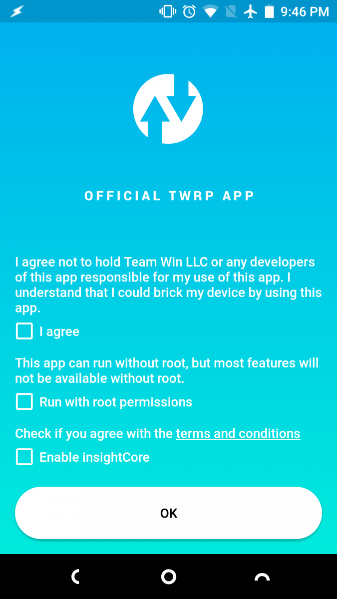 Team Win Releases their first Official TWRP App in the Play Store