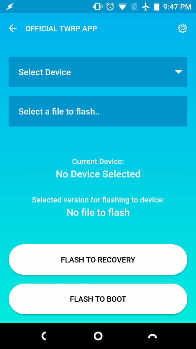 Team Win Releases their first Official TWRP App in the Play Store