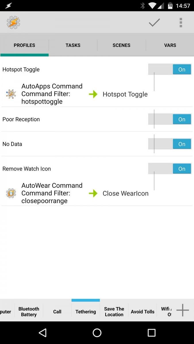 Use Tasker to Notify when your Tethered Devices lose Internet Access