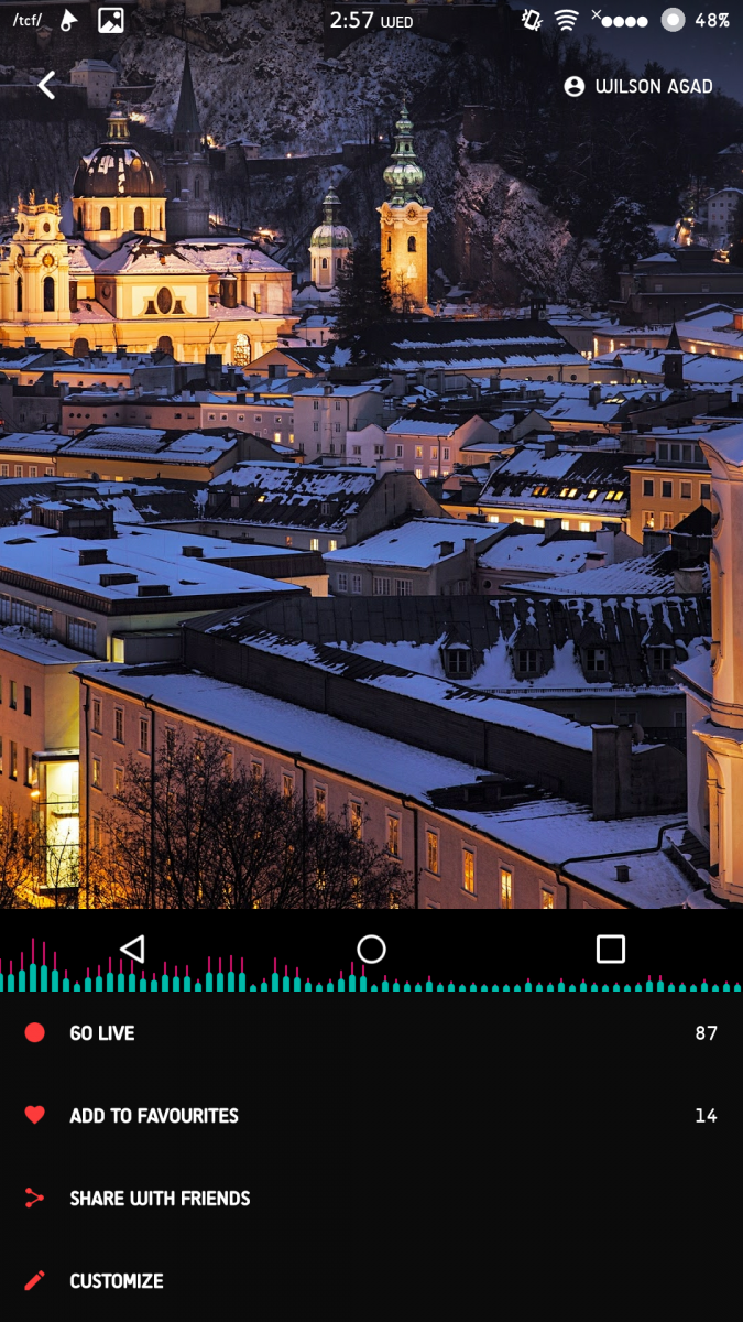 Enjoy Music Visualization on Every Screen with MUVIZ Nav Bar Audio Visualizer