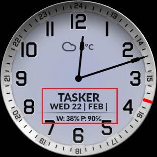 Minimal & Elegant Watch Face with Tasker integration [Giveaway]