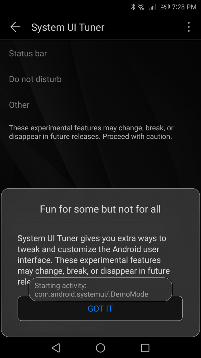 How to Enable System UI Tuner to Modify the Status Bar in EMUI 4+