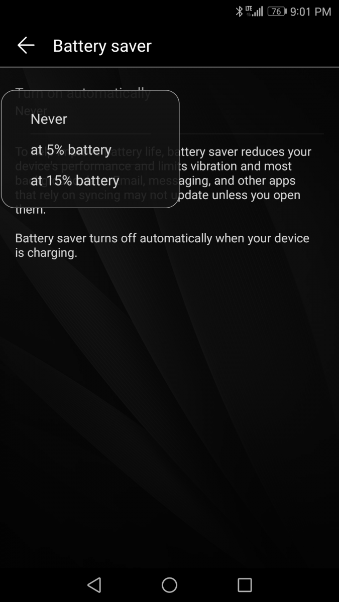 How to Customize the Battery Saver Trigger Percent or Enable it when ...