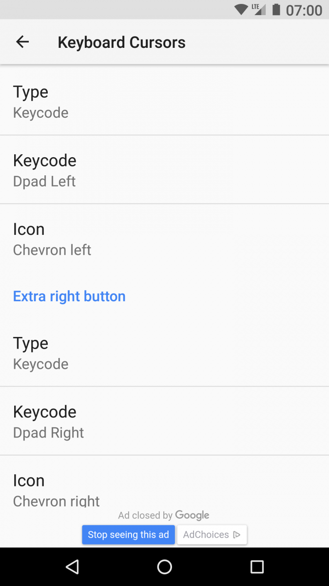 How to Add Left/Right Keyboard Cursors to the Nav Bar during Text Input
