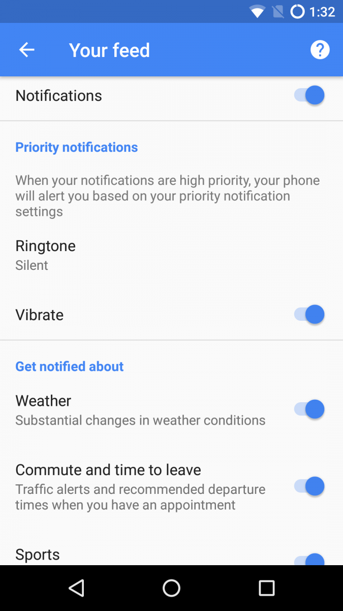 Google App v7.3 Prepares to Add a Notification Listener Service to Intercept Notifications