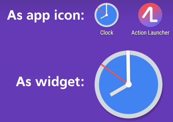 Android O Introducing an Animated Clock Icon, Soon Available in Custom ...