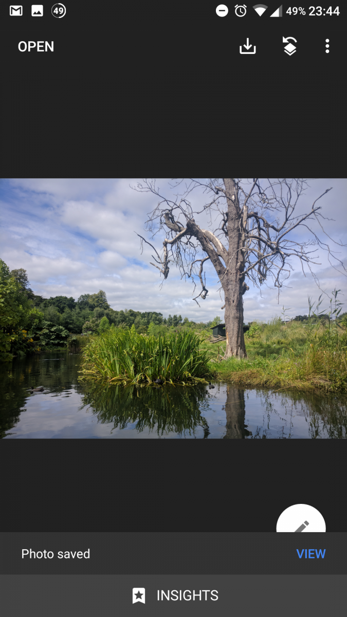 How to Select a Custom Image Resizing Limit in Snapseed