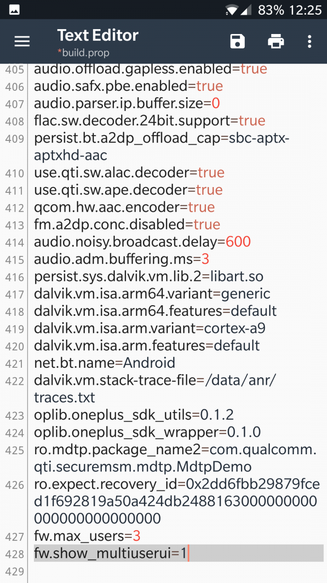 How to Add Multi User Support to any Android Device with a Build.Prop Mod