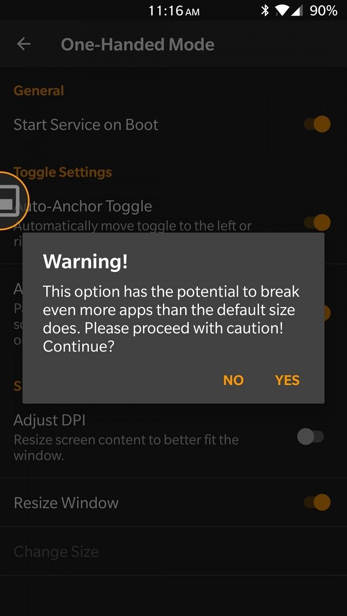 Get iOS Reachability on any Android Phone with One Handed Mode by XDA