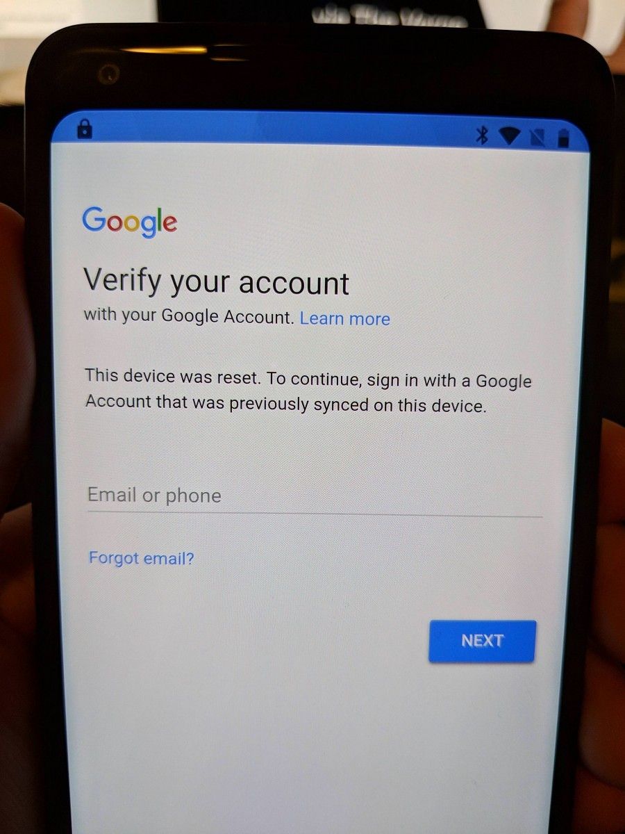 Android 8.1 Adds Status Bar Icon Showing Factory Reset Protection Status