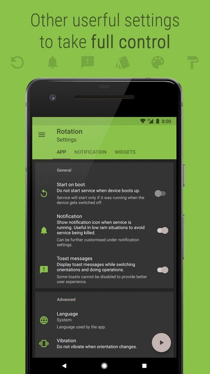 Take Control of your Phone's Rotation with "Rotation" Orientation Manager