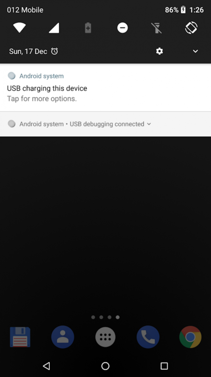 Force Dark Mode with any wallpaper on Android 8.1