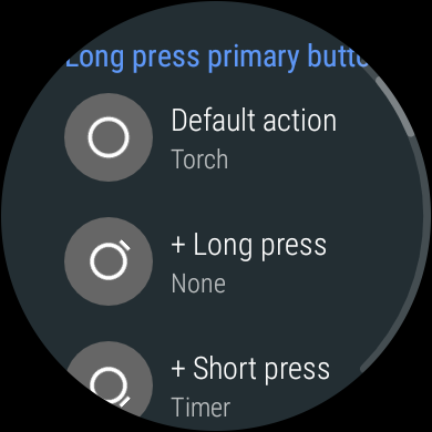 Customize what apps to launch on button presses in Android Wear 2.0
