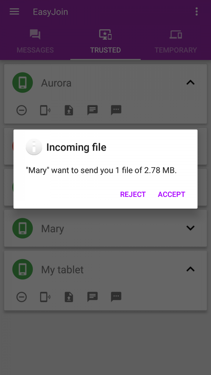 EasyJoin is a PushBullet alternative for sharing between Android and PC