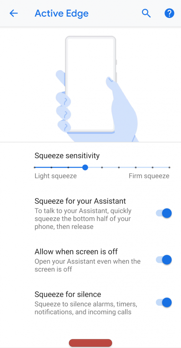 Google Pixel 2's Active Edge squeeze feature will return on the Google ...
