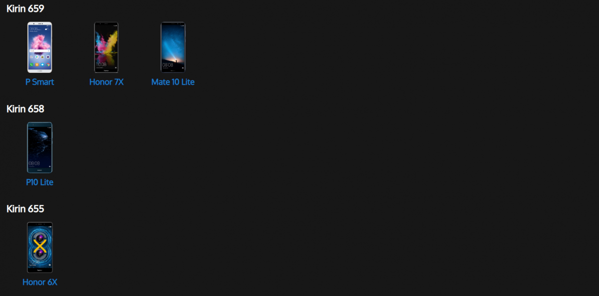 Team OpenKirin opens website to support all EMUI 8 Huawei/Honor devices