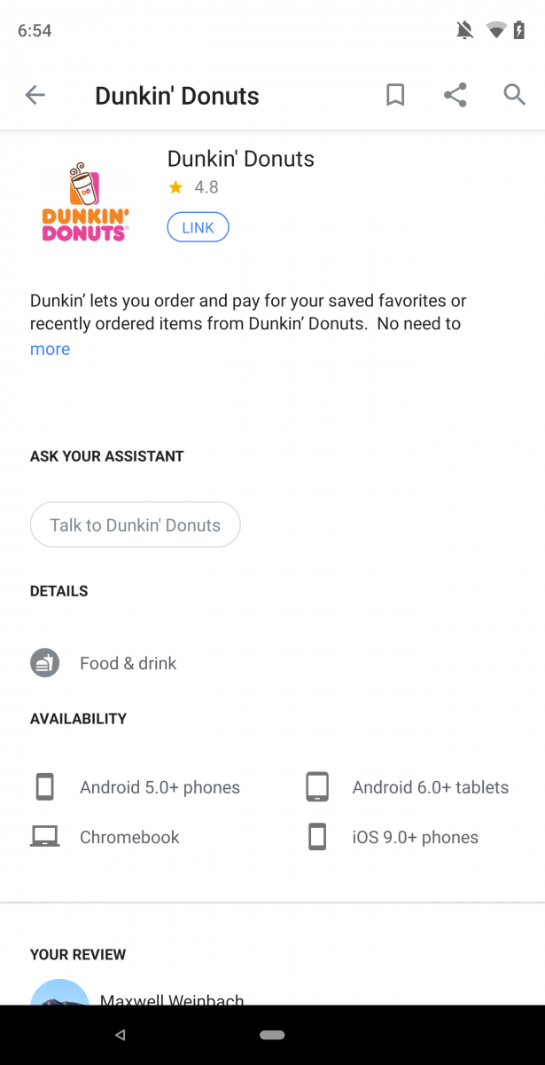 Ordering from Starbucks, Applebee's, & Dunkin' Donuts now available in ...