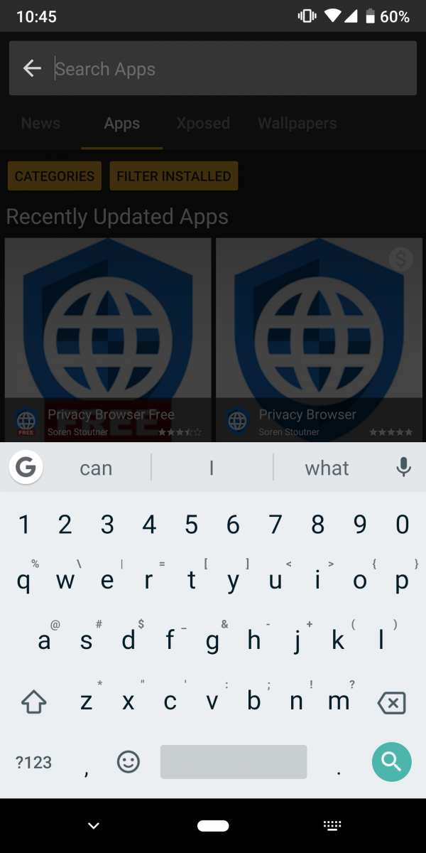 Gboard tests automatic white nav bar for light themes/black nav bar for ...