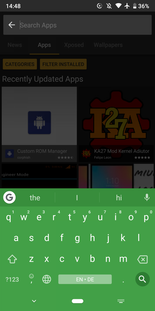 Gboard tests dynamic nav bar colors based on current keyboard theme