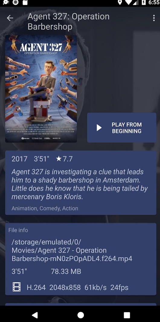 Nova is an open-source video player for phones, tablets, and Android TV