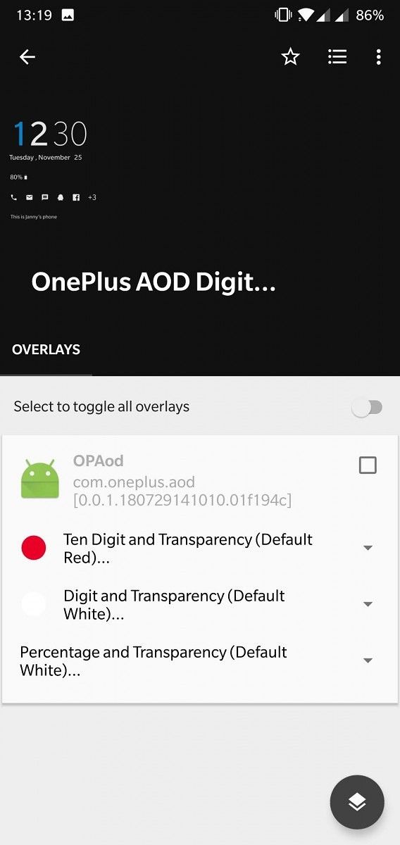 Customize the Always on Display on the OnePlus 6/5T/5