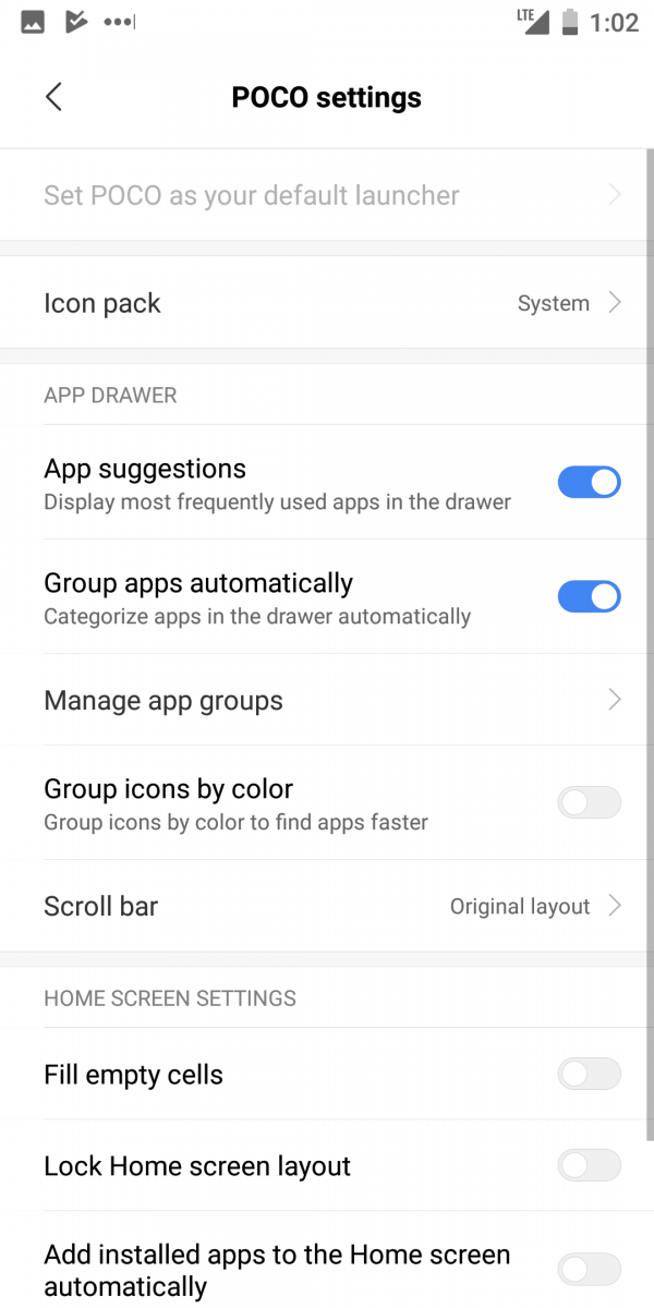 Poco Launcher from the Poco F1 is now on the Play Store