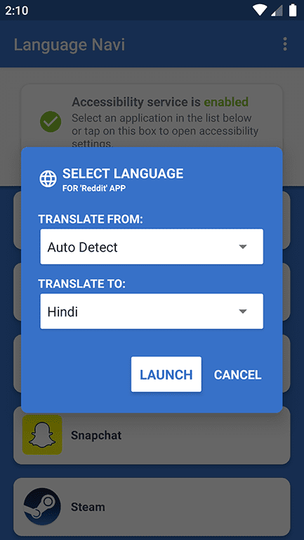 Language Navi translates foreign language apps without root [Giveaway]