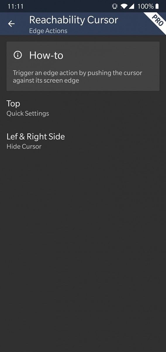 Reachability Cursor makes it easy to use tall Android phones One Handed