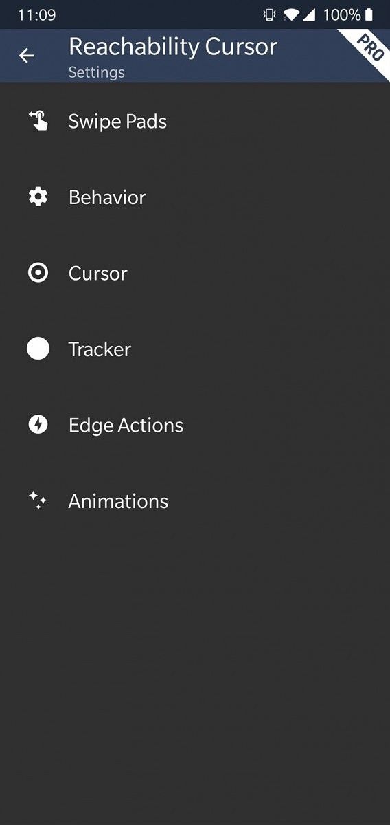 Reachability Cursor makes it easy to use tall Android phones One Handed