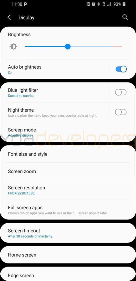 This is Android Pie with Samsung Experience 10 on Samsung Galaxy S9+