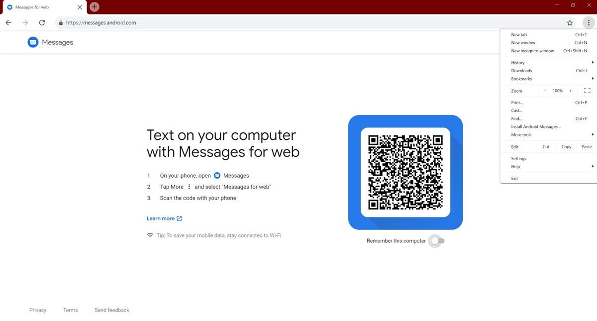 Android Messages integration with Chromebooks rolls out for the Pixelbook