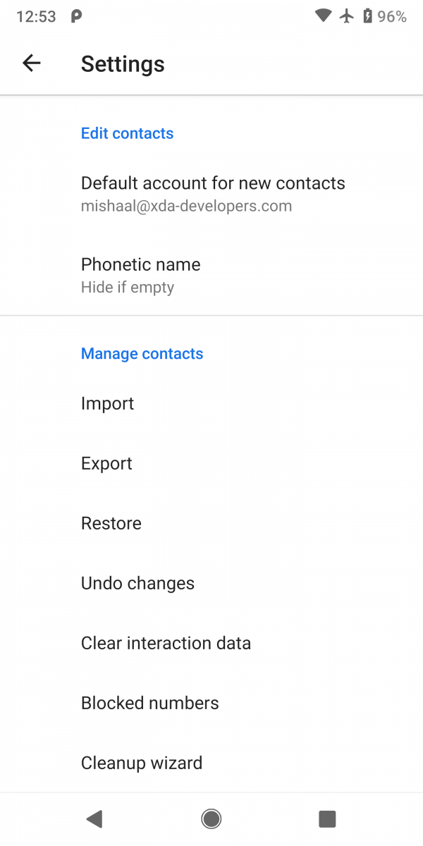 Google Contacts 3.13 lets you clear interaction data and redesigns the ...