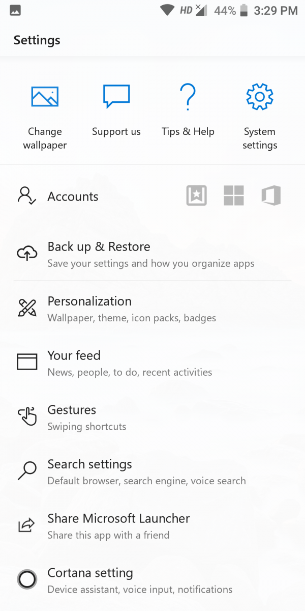 Microsoft Launcher 5.0 adds Feed UI & Timeline, Windows 10 to support ...