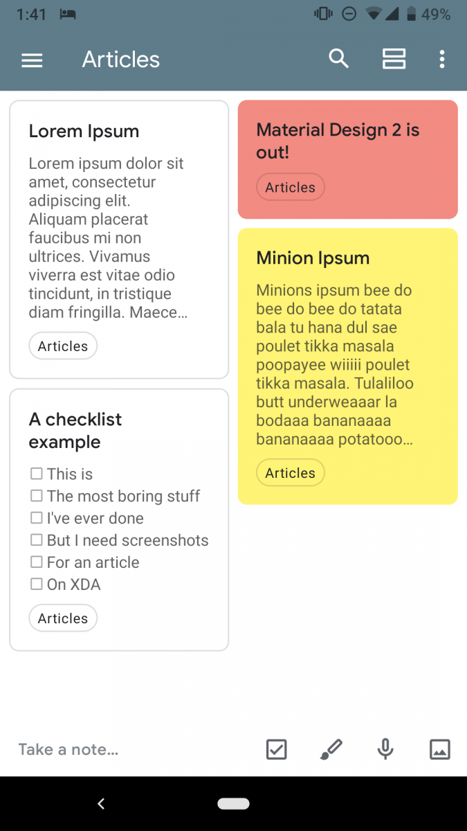 Download: Google Keep Notes with revamped Google Material Theme
