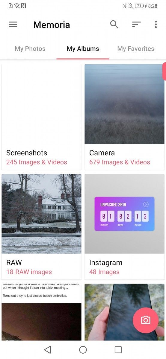Memoria is a beautiful, Material Design gallery app for your photos