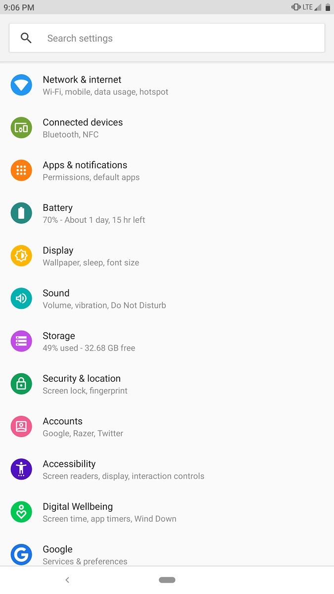 [Update 2: AT&T Rollout] The Razer Phone 2's Android Pie update rolls ...
