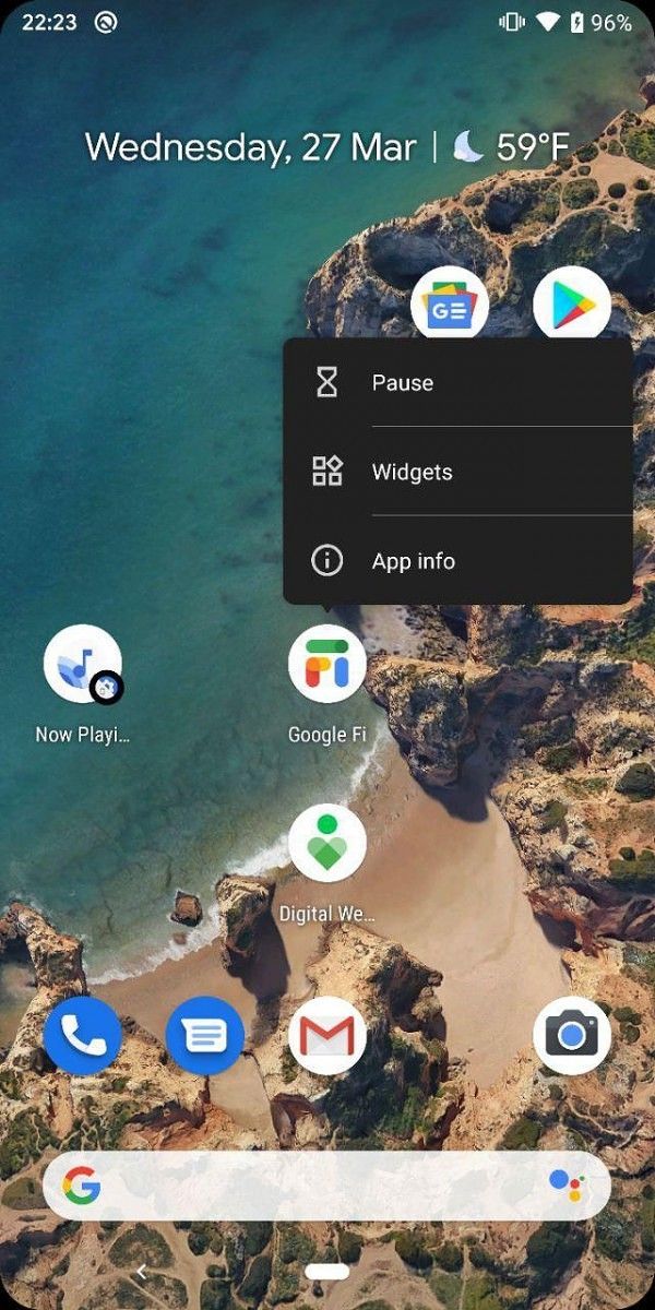 Pixel Launcher in Android Q tests Digital Wellbeing integration to let ...