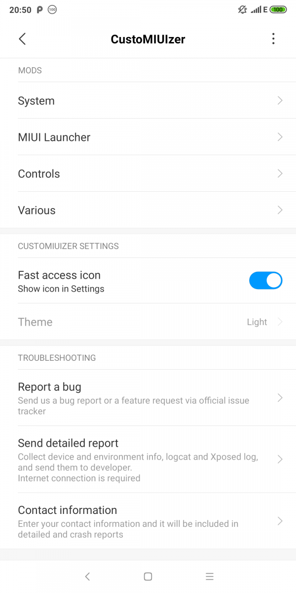 CustoMIUIzer is an Xposed Module to customize MIUI 10 based on Android Pie