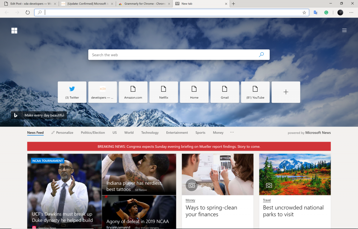 Hands-on with the new Microsoft Edge browser based on Chromium