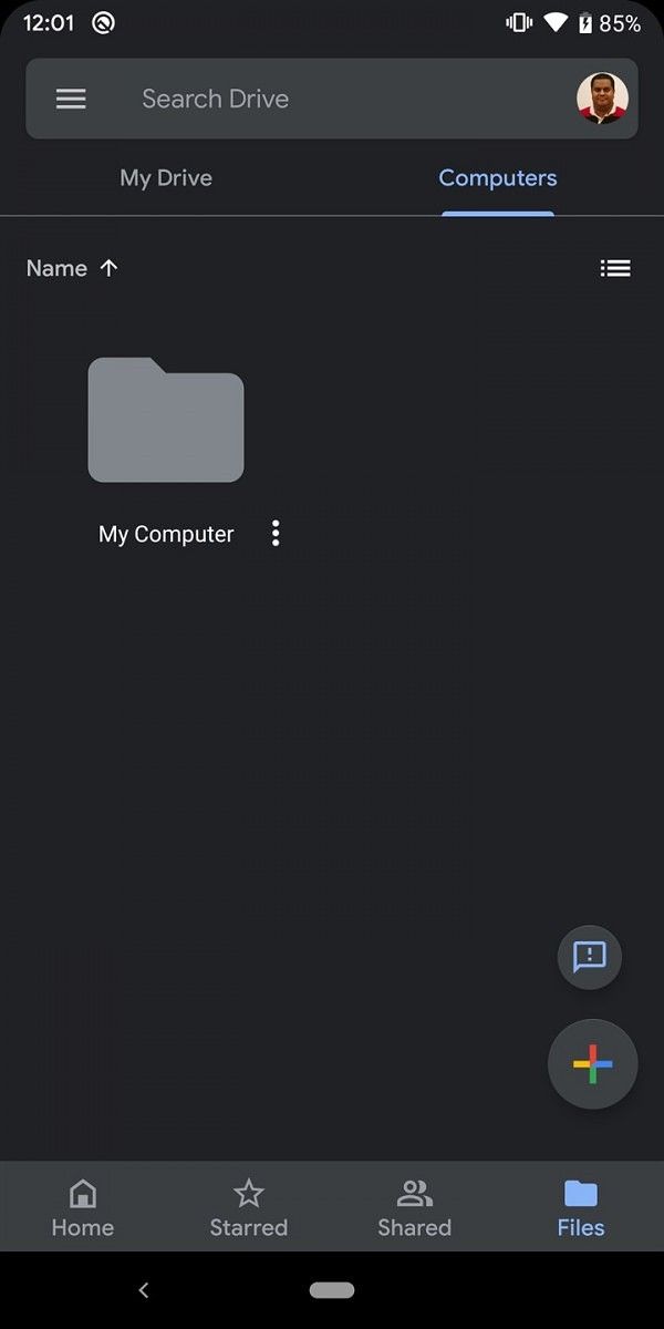Google Drive 2.19.112 has a dark theme that works with Android Q
