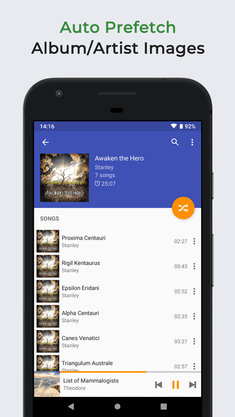 Omnia Music Player is a new Material Design audio player with Google Cast and Android Auto support