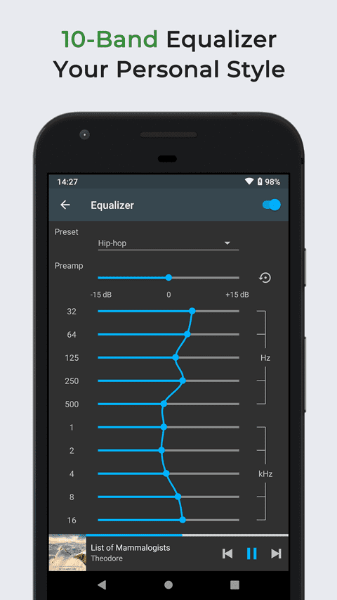 Omnia Music Player is a new Material Design audio player with Google Cast and Android Auto support