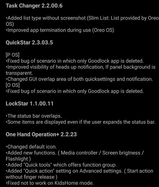 Samsung Good Lock update brings new Recents list, Quick Tools/Actions
